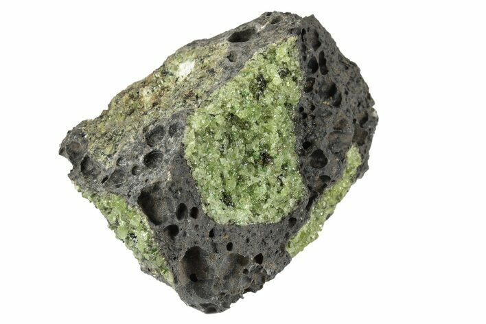3.5" Peridot in Basalt - Arizona (#247745) For Sale - FossilEra.com