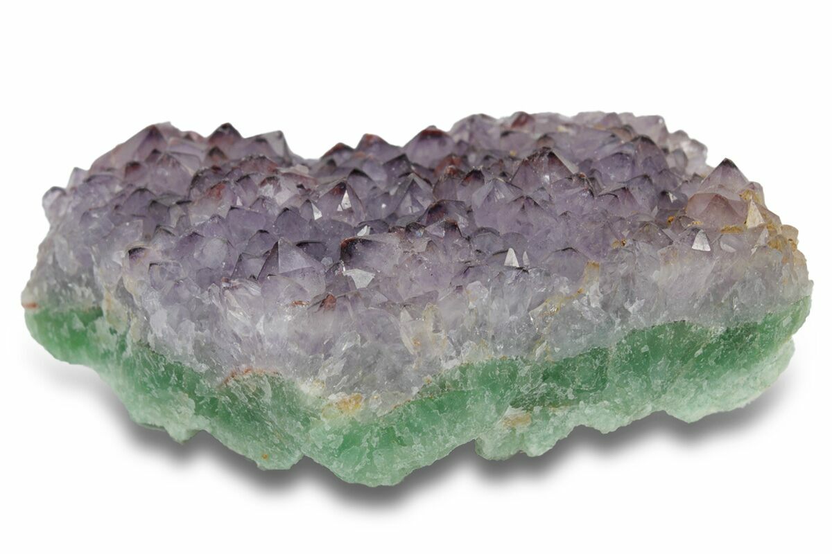 2.1" Amethyst Crystals on Fluorite - Nancy Hanks Mine, Colorado ...