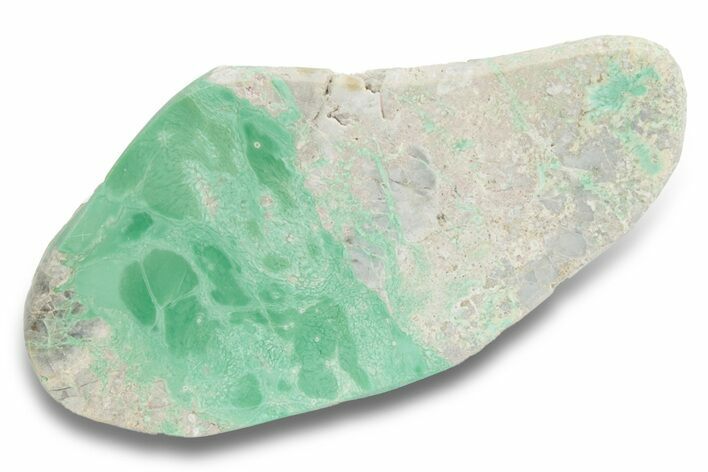 3.25" Polished Pastel Green Variscite Section - Amatrice Hill, Utah ...