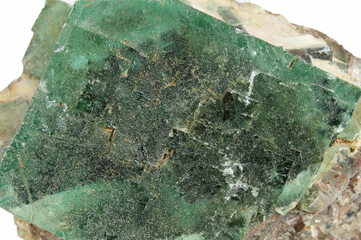 3.6" Green, Fluorescent, Cubic Fluorite Crystals - Madagascar (#249304 ...
