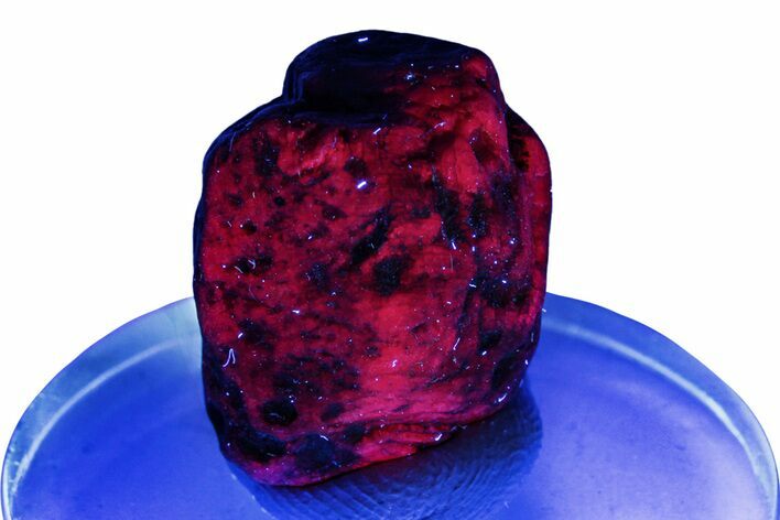.8" Highly Fluorescent Ruby Crystal - India (#249705) For Sale ...