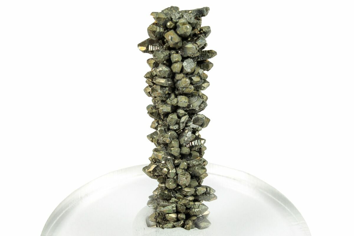 1.15" Iridescent Marcasite Crystal Stalactite - Linwood Mine (#251622 ...