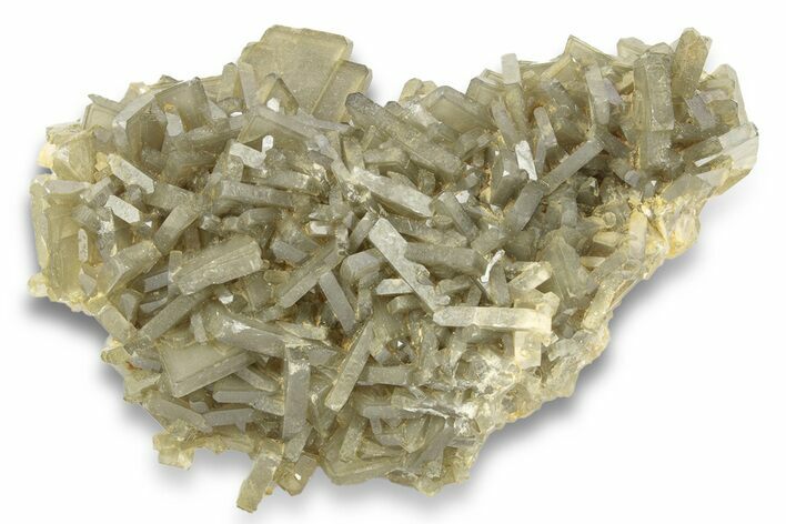 3.75" Sparkling Gray-Green Tabular Barite with Phantoms - Peru (#252116 ...
