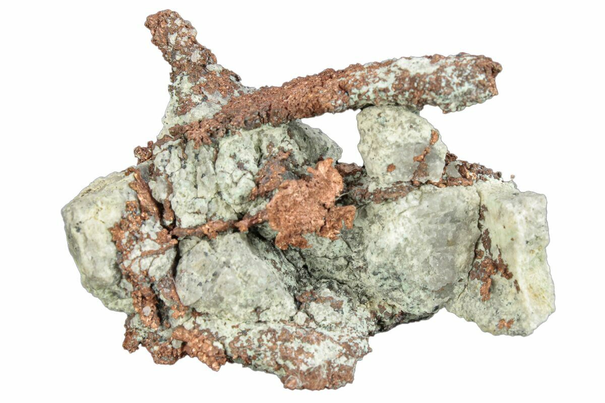 1.9" Natural Native Copper Formation - Bagdad Mine, Arizona (#254895 ...
