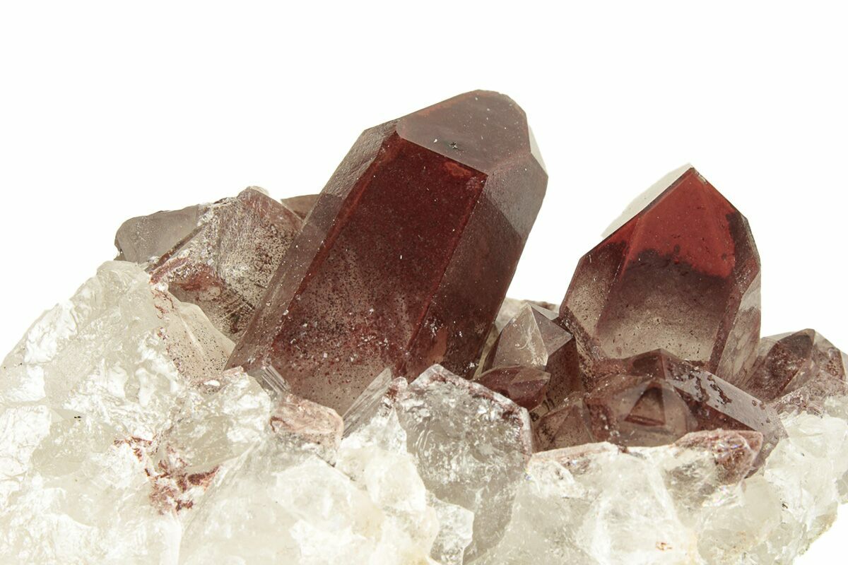 2.65" Natural, Red Quartz Crystal Cluster - Morocco (#256107) For Sale ...