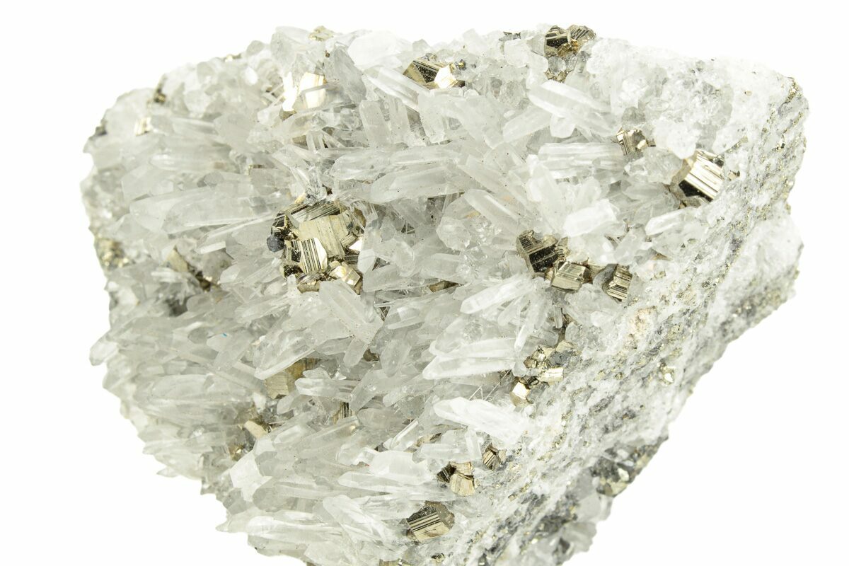 2.65" Glittering Quartz with Striated Pyrite - Peru (#256110) For Sale ...