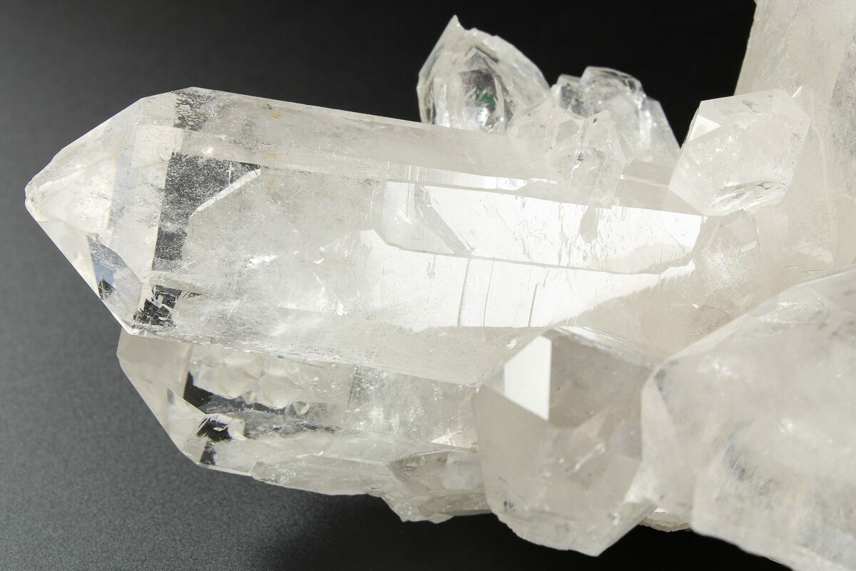 6.5" Glassy, Clear Quartz Crystal Cluster - Brazil (#258911) For Sale ...