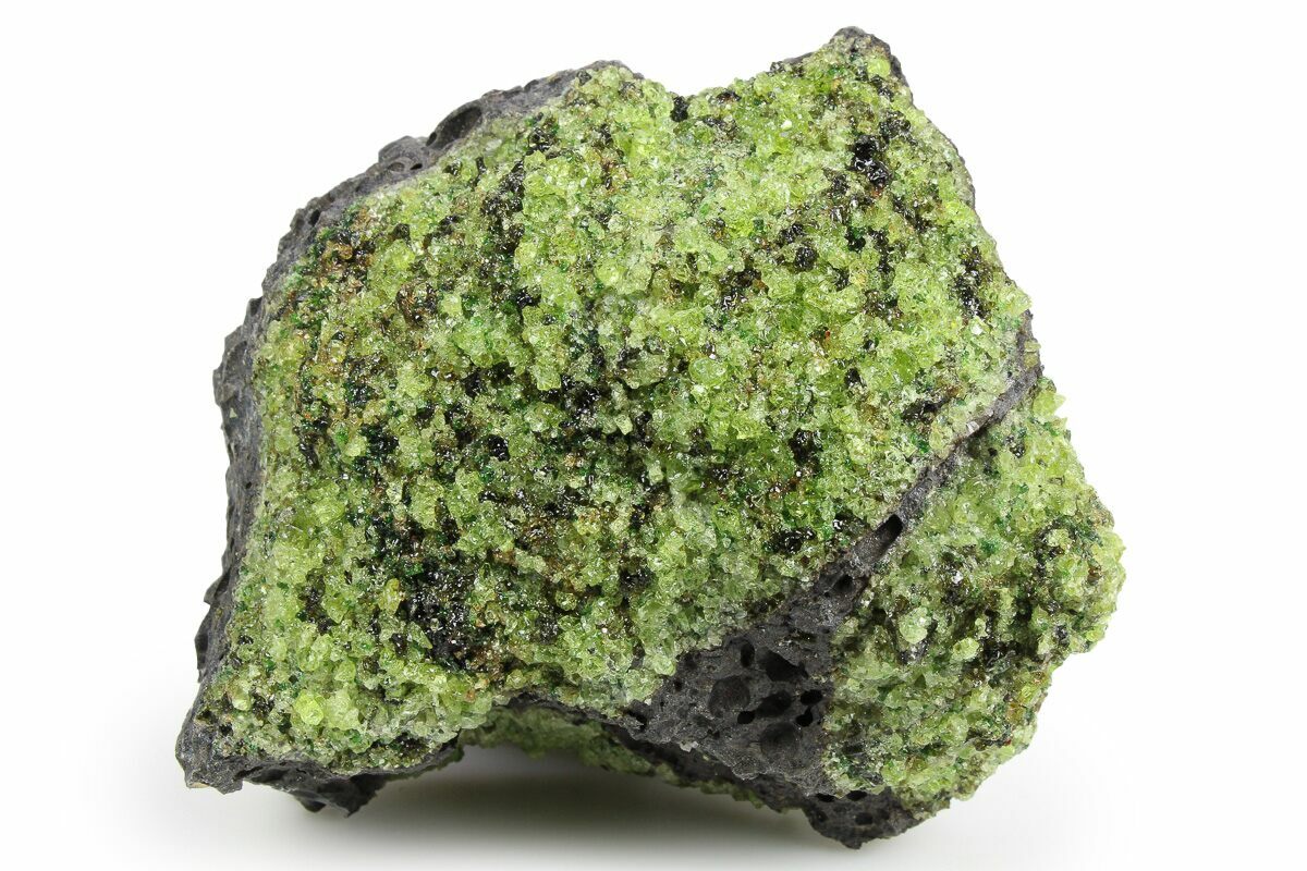 3.9" Peridot in Basalt - Arizona (#259432) For Sale - FossilEra.com