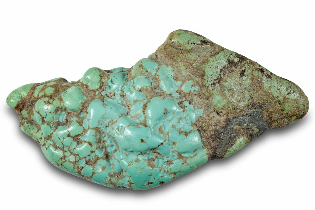 3.5" Polished Turquoise Specimen - Number 8 Mine, Carlin, NV (#260496 ...