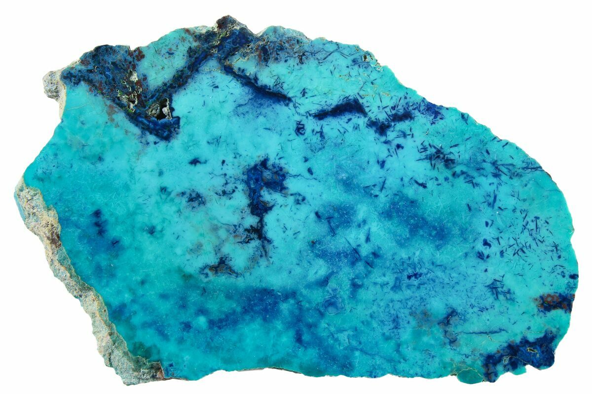 2.5" Colorful Chrysocolla and Shattuckite Slab - Mexico (#260675) For ...