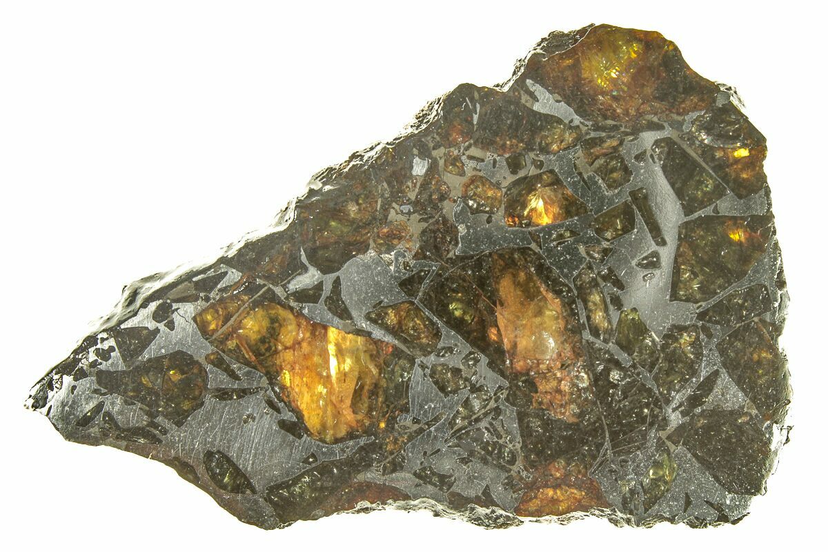 2.2" Polished Admire Pallasite Meteorite (18.7 g) Slice - Kansas ...