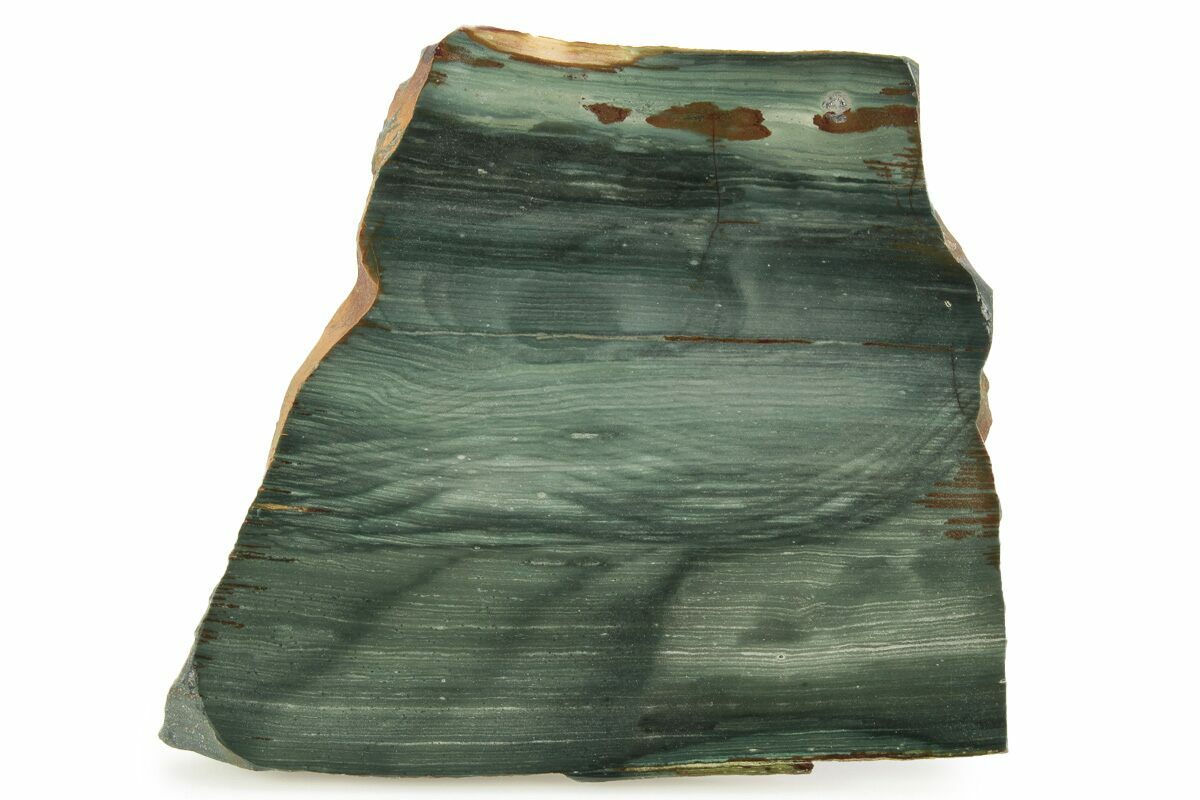 3.8" Gary Green Jasper (Larsonite) Bog Wood Slab - Oregon (#263356) For ...