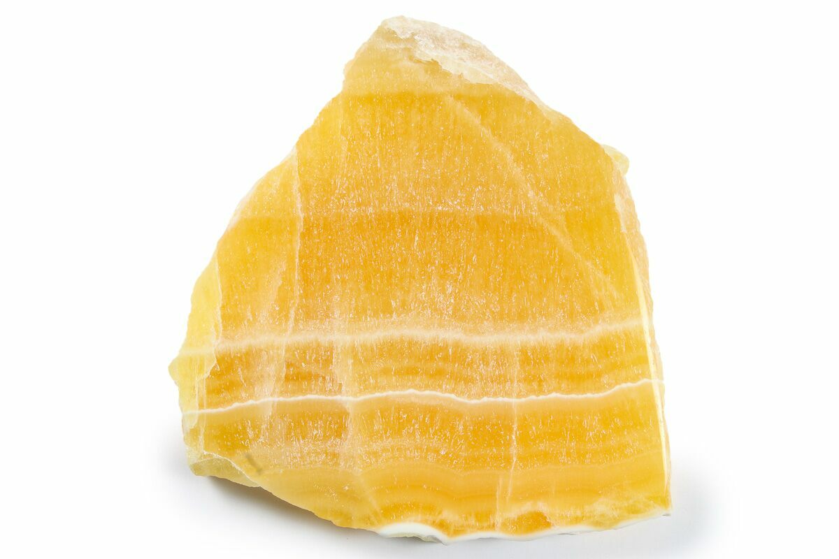 4.8" Polished, Orange, Honeycomb Calcite Slab - Utah (#264224) For Sale ...