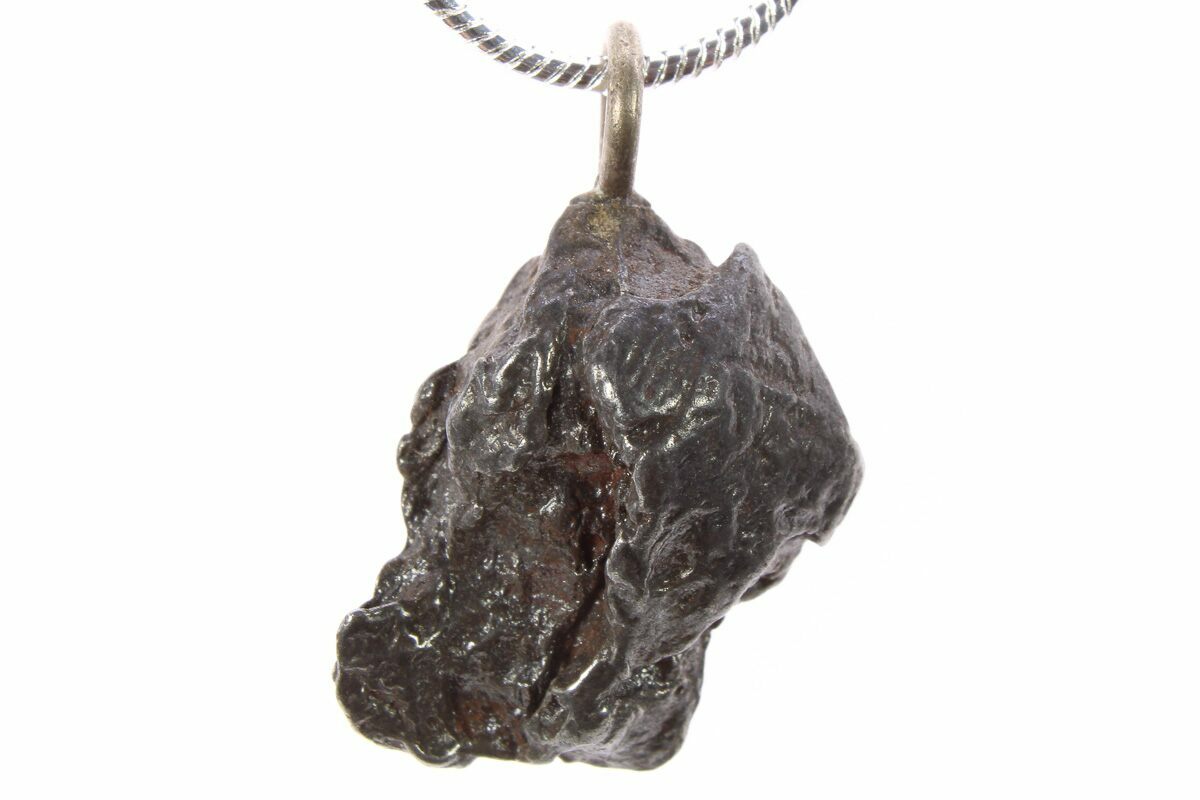 .65" Sikhote-Alin Iron Meteorite Pendant (Necklace) (#264421) For Sale ...