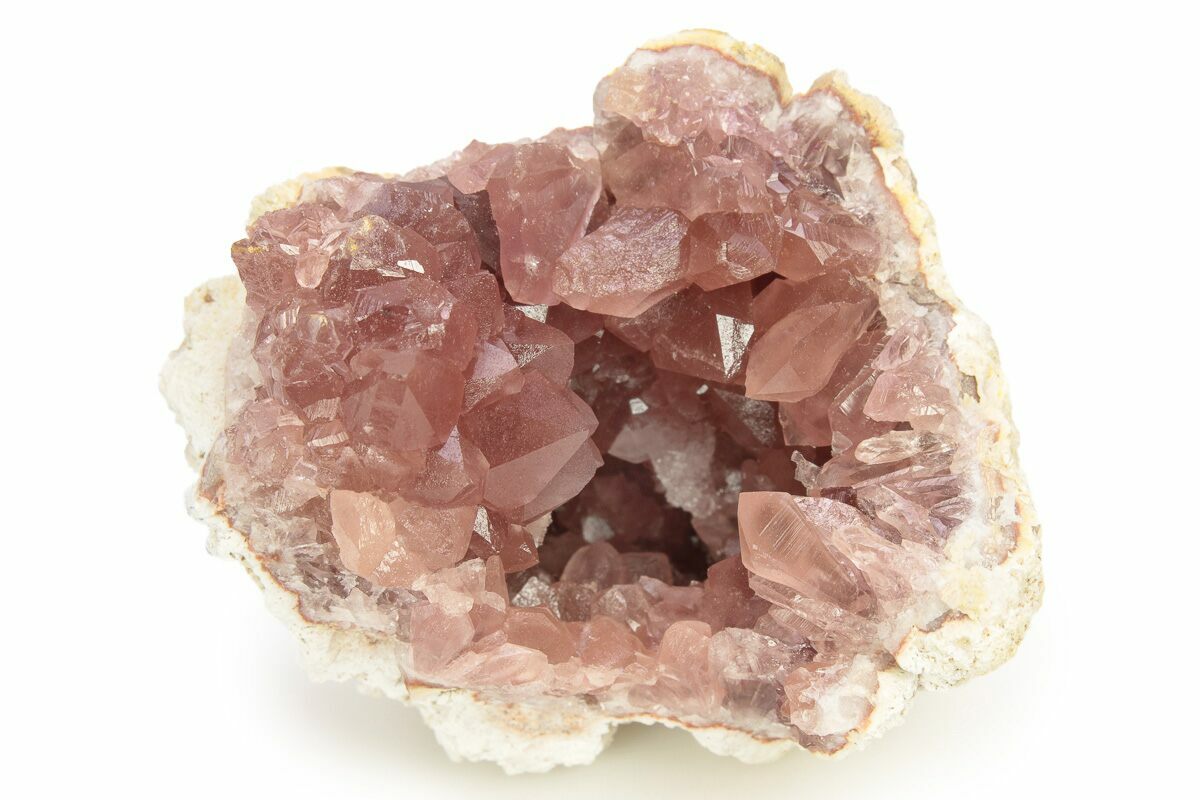 2" Sparkly Pink Amethyst Geode Section - Argentina (#271325) For Sale ...