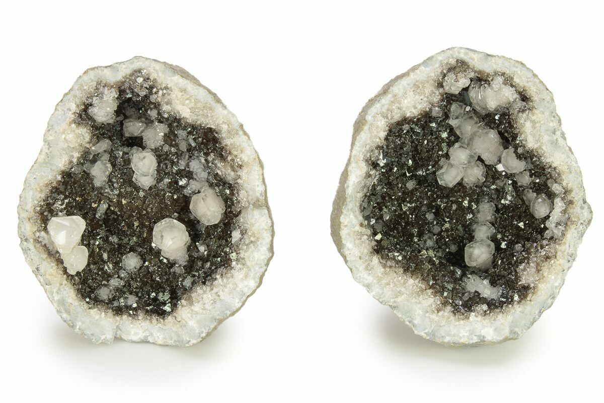 2.8" Keokuk Geode with Calcite Crystals - Missouri (#274282) For Sale ...