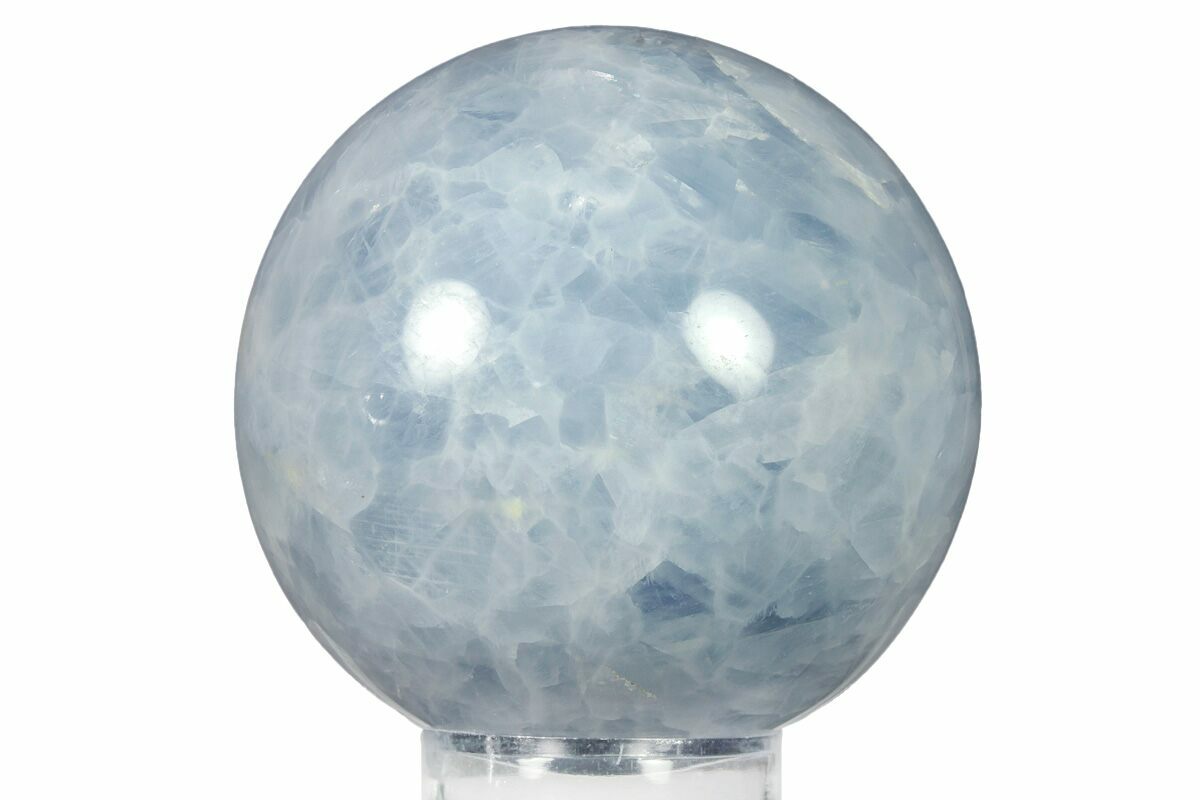 2.6" Polished Blue Calcite Sphere - Madagascar (#277144) For Sale ...