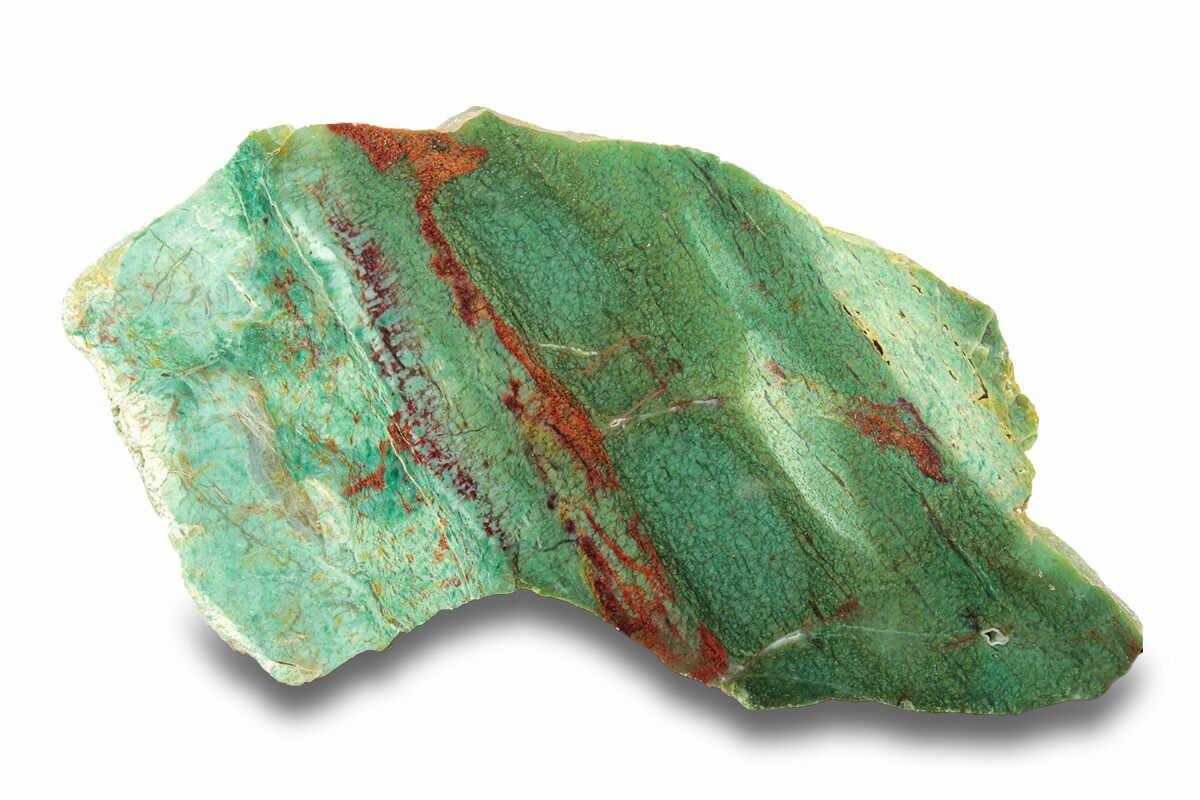 6.8" Polished Green Magneprase Slab - Western Australia (#279886) For ...