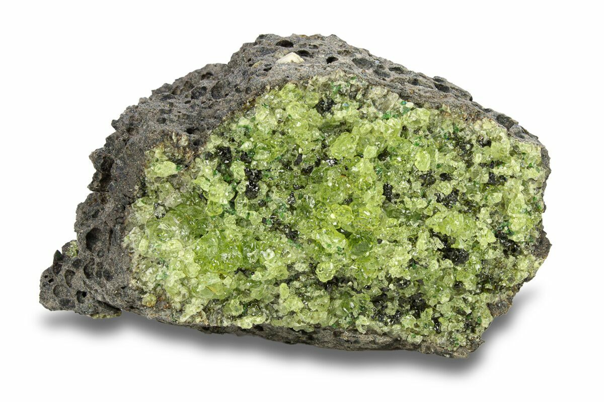 3.7" Peridot in Basalt - Arizona (#279909) For Sale - FossilEra.com