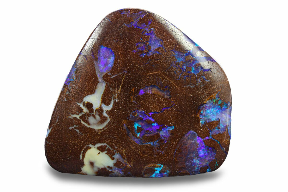 .88" Galactic Boulder Opal Cabochon - Queensland, Australia (#280276 ...