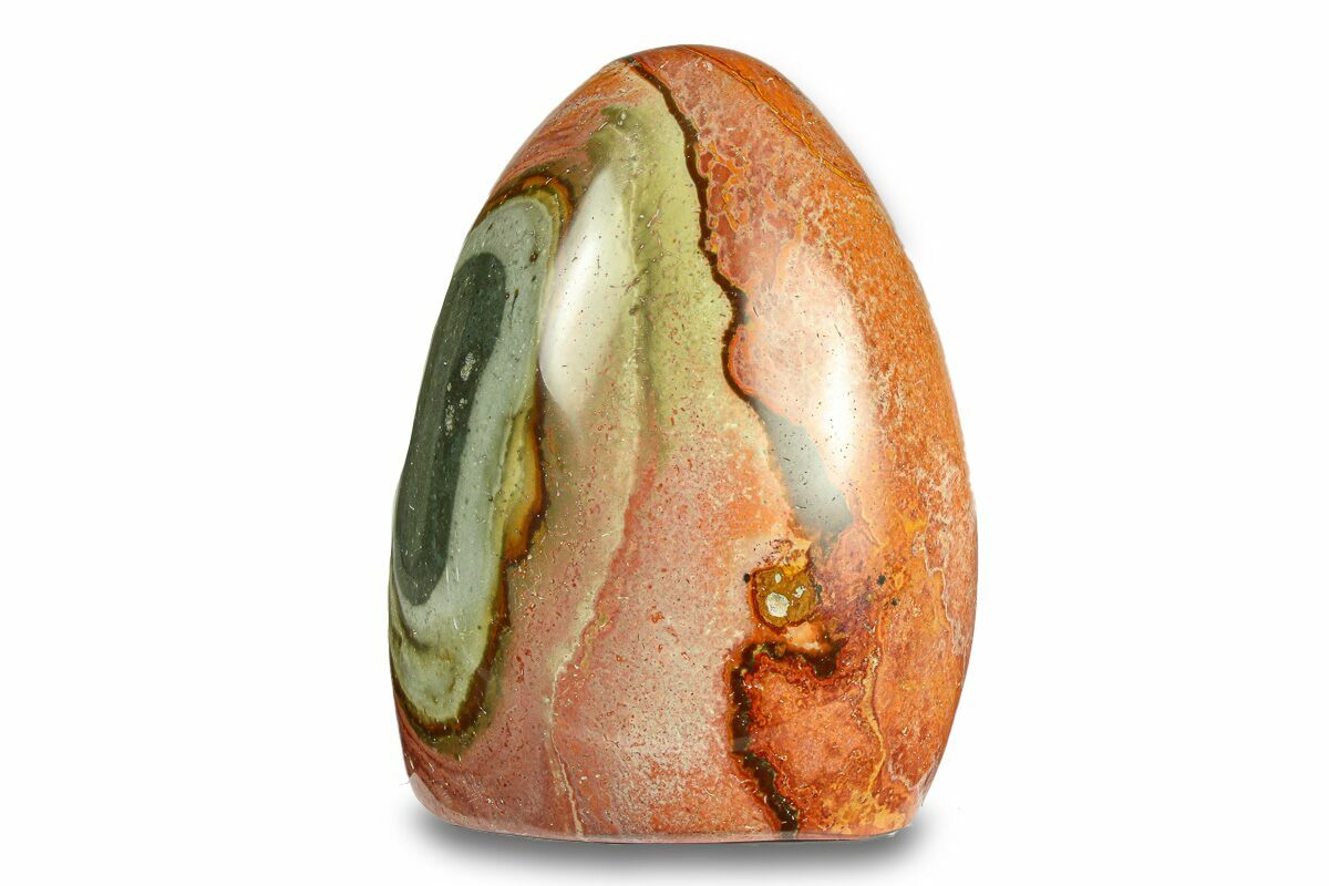 3.75" Free-Standing, Polished Polychrome Jasper - Madagascar (#280566 ...