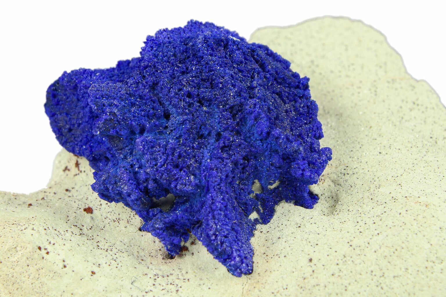 .75" Vibrant Blue Azurite Sun on Siltstone - Australia (#287960) For ...