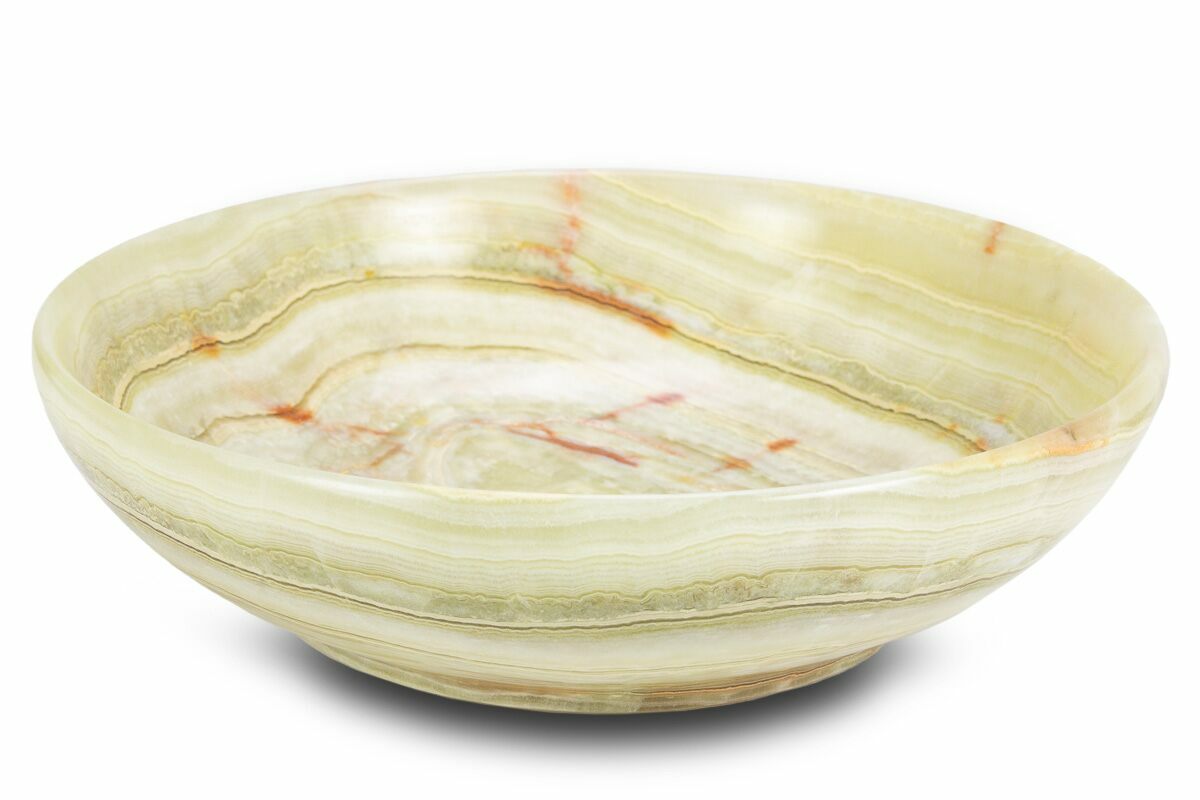 5.8" Polished Green Banded Calcite Bowl - Pakistan (#301351) For Sale ...