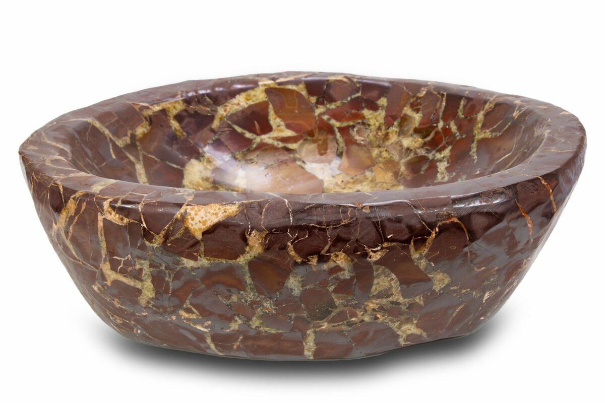 10.1" Polished Red Septarian Bowl - Madagascar (#302630) For Sale ...
