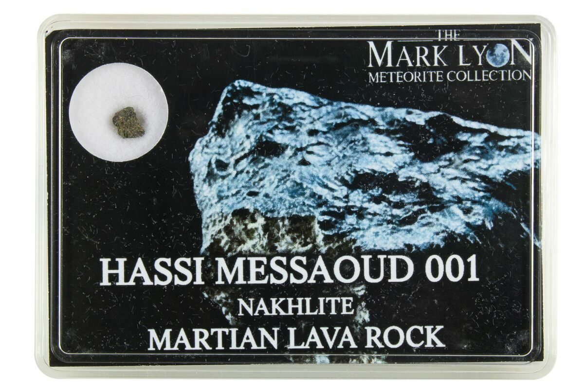 .20" Martian Nakhlite Meteorite (.10 g) - Hassi Messaoud 001 (#304440 ...