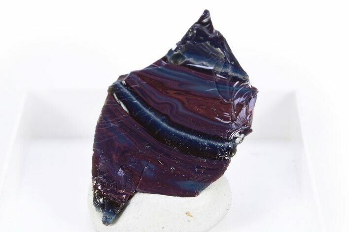 .85" Colorful Sieber “Agate” Copper Slag - Copper Smelting Byproduct ...