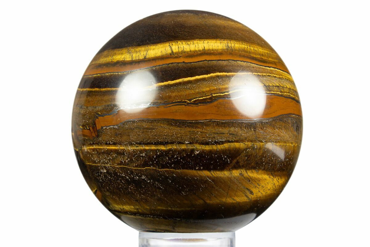 3" Polished Tiger's Eye Sphere - Top Quality (#308227) For Sale ...