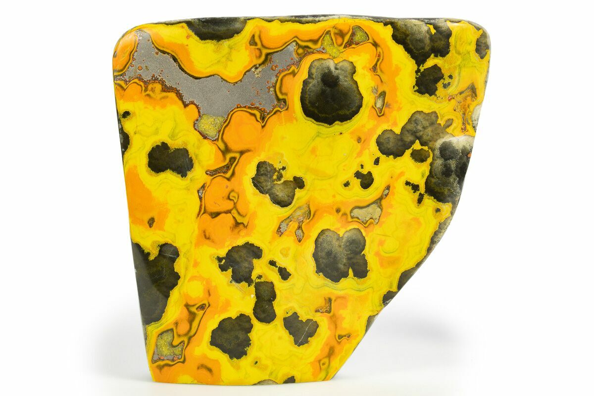 3.9" Very Vibrant, Free-Standing Polished Bumblebee Jasper (#309695 ...