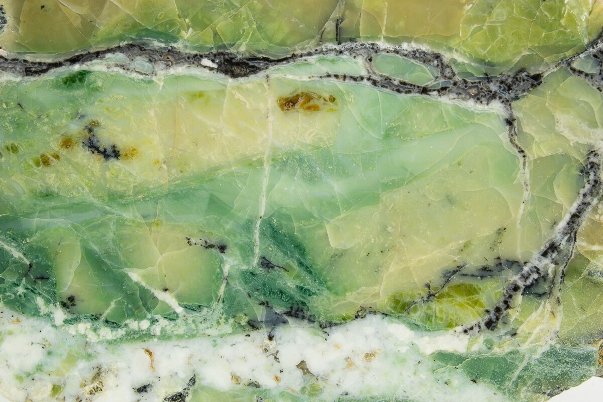5.4" Polished Green-White Opal Slab - Western Australia (#314423) For ...