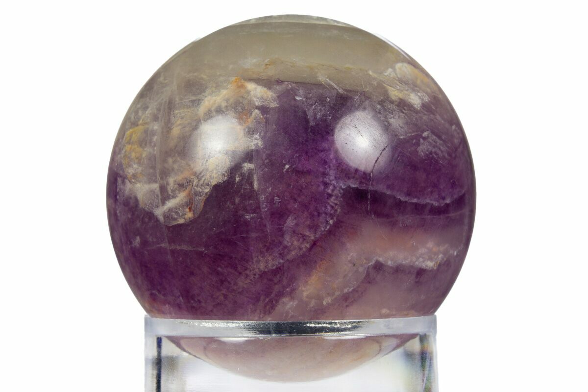 1.55" Purple Banded Fluorite Sphere - China (#319736) For Sale ...
