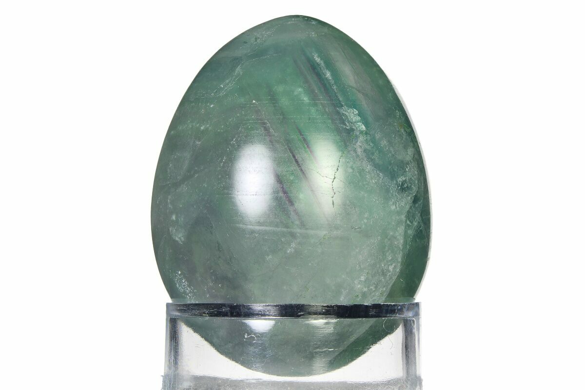1.7" Colorful Polished Fluorite Egg - Fluorescent! (#322485) For Sale ...