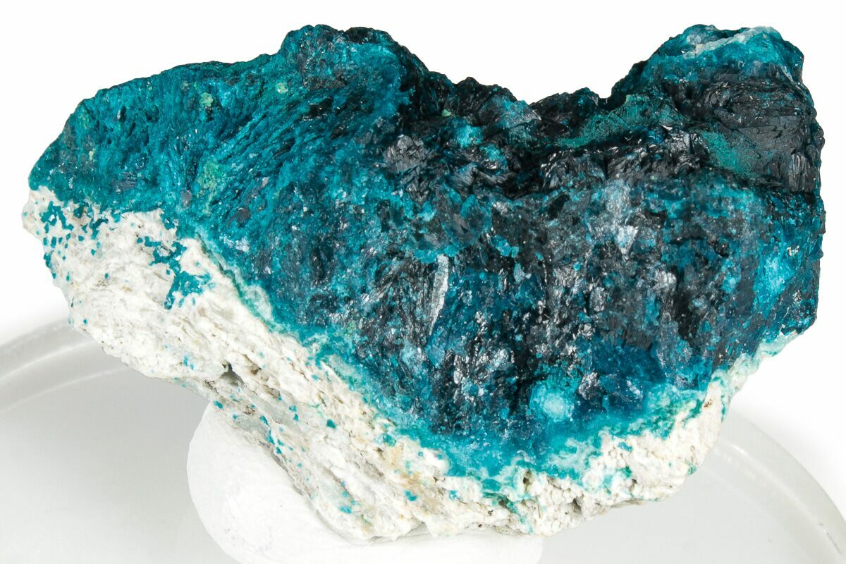 1.6" Vibrant Blue Veszelyite Crystal Cluster - Congo (#326573) For Sale ...