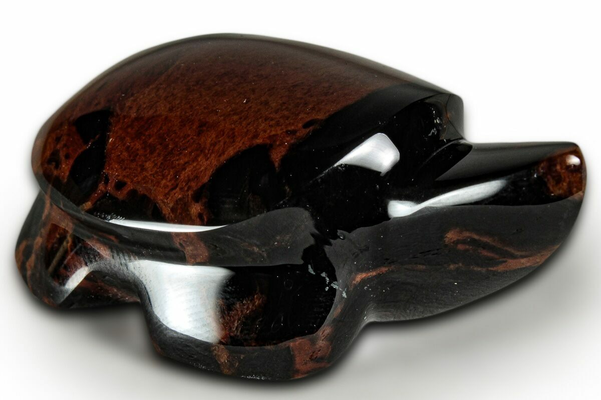 2.1" Polished Mahogany Obsidian Turtle - California (#331591) For Sale ...