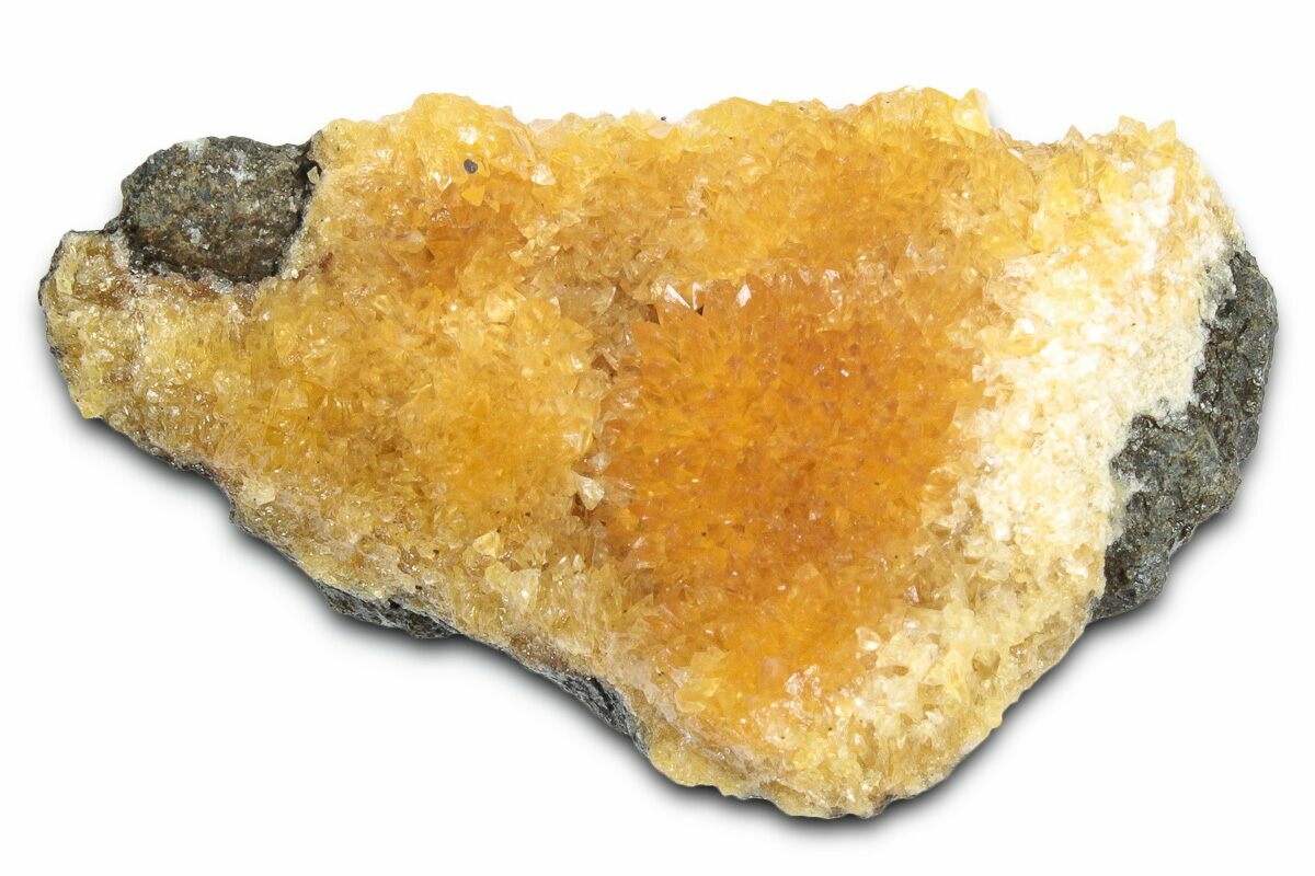 1.55" Intense Orange Calcite Crystal Cluster - Poland (#332037) For ...