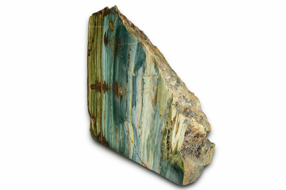 3.2" Free-Standing, Gary Green Jasper (Larsonite) Bog Wood - Oregon ...