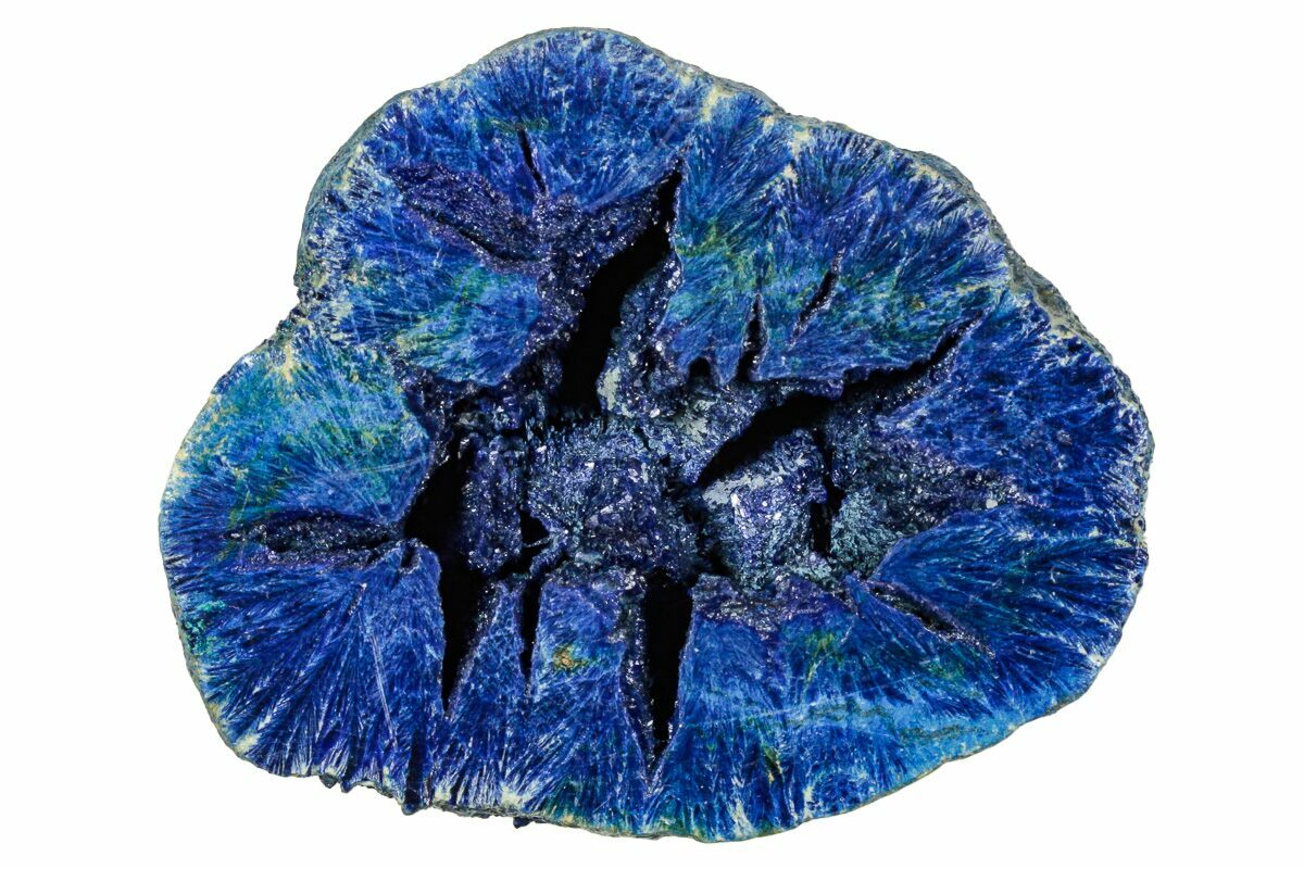 1.8" Vivid Blue, Cut/Polished Azurite Nodule - Siberia (#335253) For ...