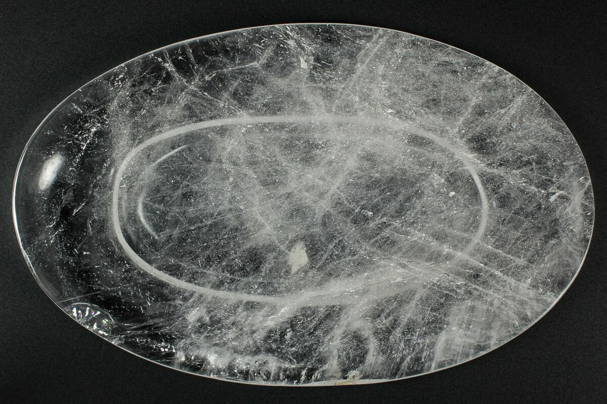 8.05" Polished Clear Quartz Dish - Madagascar (#337537) For Sale ...
