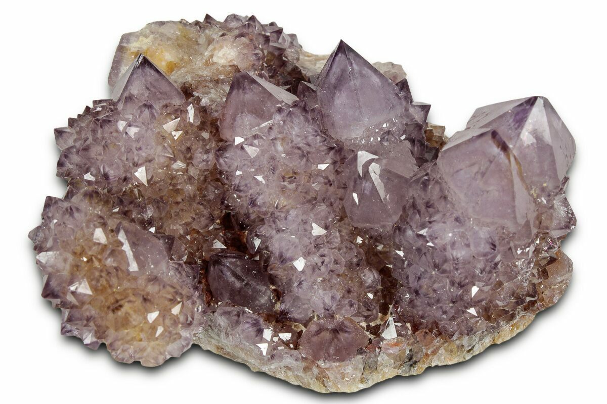 2.3" Deep-Purple Cactus Amethyst Crystal Cluster - South Africa ...