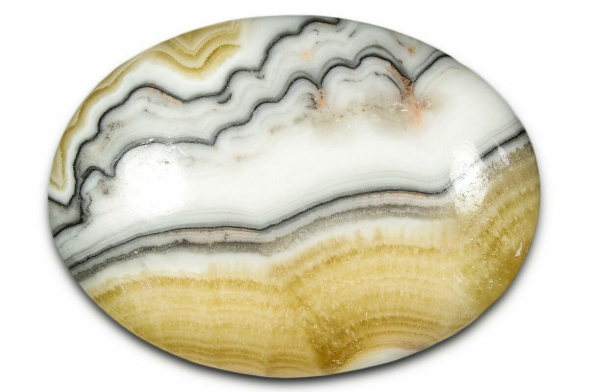 2.4" Polished Zebra Calcite - Mexico (#342079) For Sale - FossilEra.com